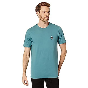 Volcom Men's Deadly Stone Modern Fit Short Sleeve Tee, Service Blue
