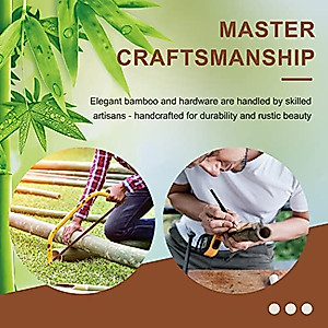 Viking Factory Large Bamboo Box Tray Set Decorative Box for Home Odour Proof Storage - Reversible Tray, Roll Kit and All Accessories