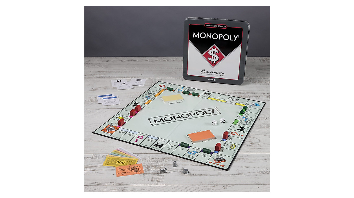 Monopoly Nostalgia Edition Collectible Tin - Vintage Board Game