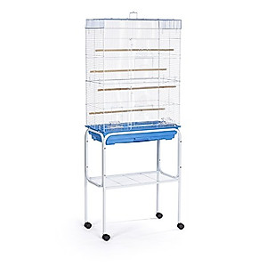 Prevue Pet Products 447 Bird Cage Stand for 26" x 14" Base Flight Cages, White