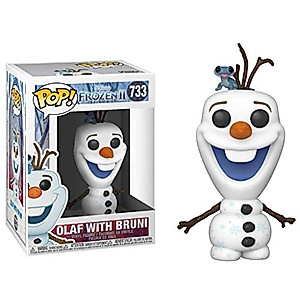 Funko Pop! Disney: Frozen 2 - Olaf with Fire Salamander, Multicolor