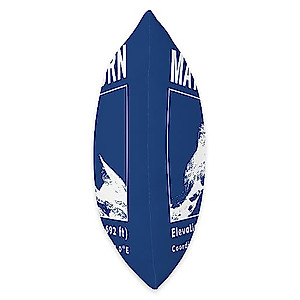 Mount Matterhorn Alps Switzerland Swiss Mountain Throw Pillow, 18x18, Multicolor