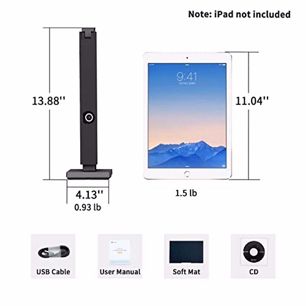 CZUR Lens1200 Pro Portable Document Scanner, 12MP USB Document Camera, Fast Scan 1s/Page, Capture Size A4, Easy-to-Use OCR, Travel-Friendly Mobile Scanner for Mac & Windows