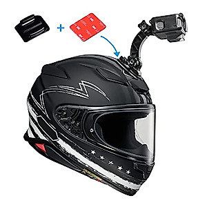 Haoyou Curved Adhesive Helmet Mount Compatible with Gopro Hero 11,10, 9, 8, 7, 6, 5, 4, 3+, 3 Cameras (6pcs)