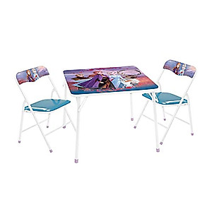 Frozen 2 Table & Chair Set, Folding Table & 2 Folding Padded Chairs