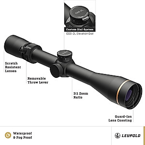 Leupold VX-3HD 4.5-14x40 (1 inch) CDS-ZL Duplex Reticle Riflescope