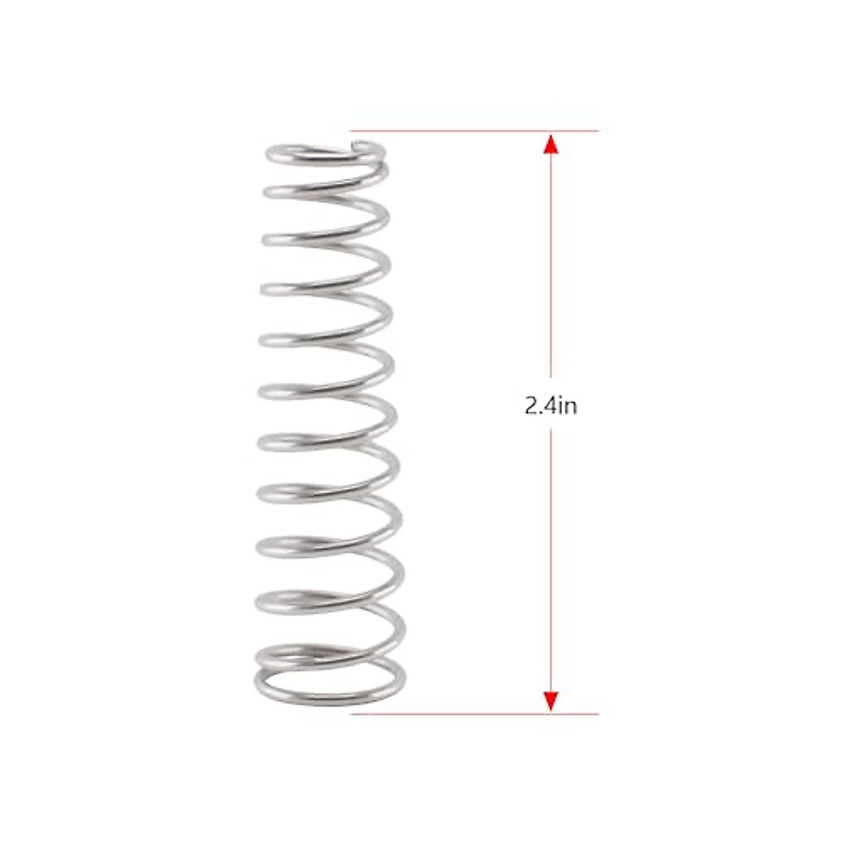 4-Pack Self-Closing Springs for Intertap Forward Sealing Beer Faucets Compatible with Nukatap and Perlick Self-Closing Faucets