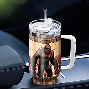 WAZONE Personalized Big Foot Tumbler With Lid 20oz 30oz Vacuum Insulated Cup Custom Name Tumblers Coffee Travel Mug Stainless Steel Birthday Christmas Presents For Men Women Customized Gifts Things