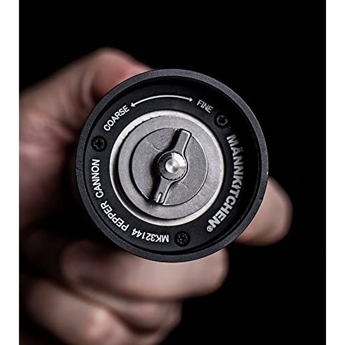 MANNKITCHEN Pepper Cannon - Professional Grade Heavy Duty High Output Pepper Mill