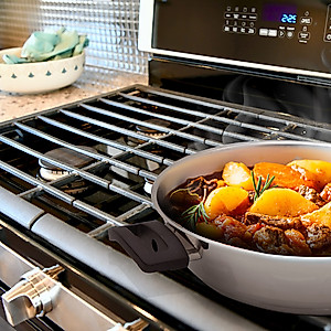 Nuwave 2-quart Pot Stainless Steel, Dishwasher-Safe, Induction-Ready with Premium Tempered Glass Lid