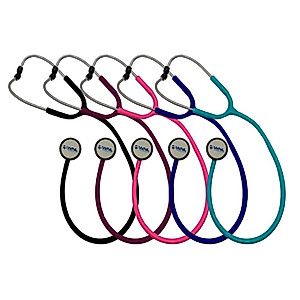 WNL Products STE100-TEAL Stethoscope, Dual Head Lightweight Classic Monitoring Scope, 28 Inch - Teal