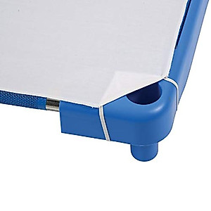 Constructive Playthings Set of Six 43 1/2" L. x 21 1/4" W. x 5" H. Rest-Time Cot Sheets 50% Poly, 50% Cotton with 1-2% Shrinkage Limit