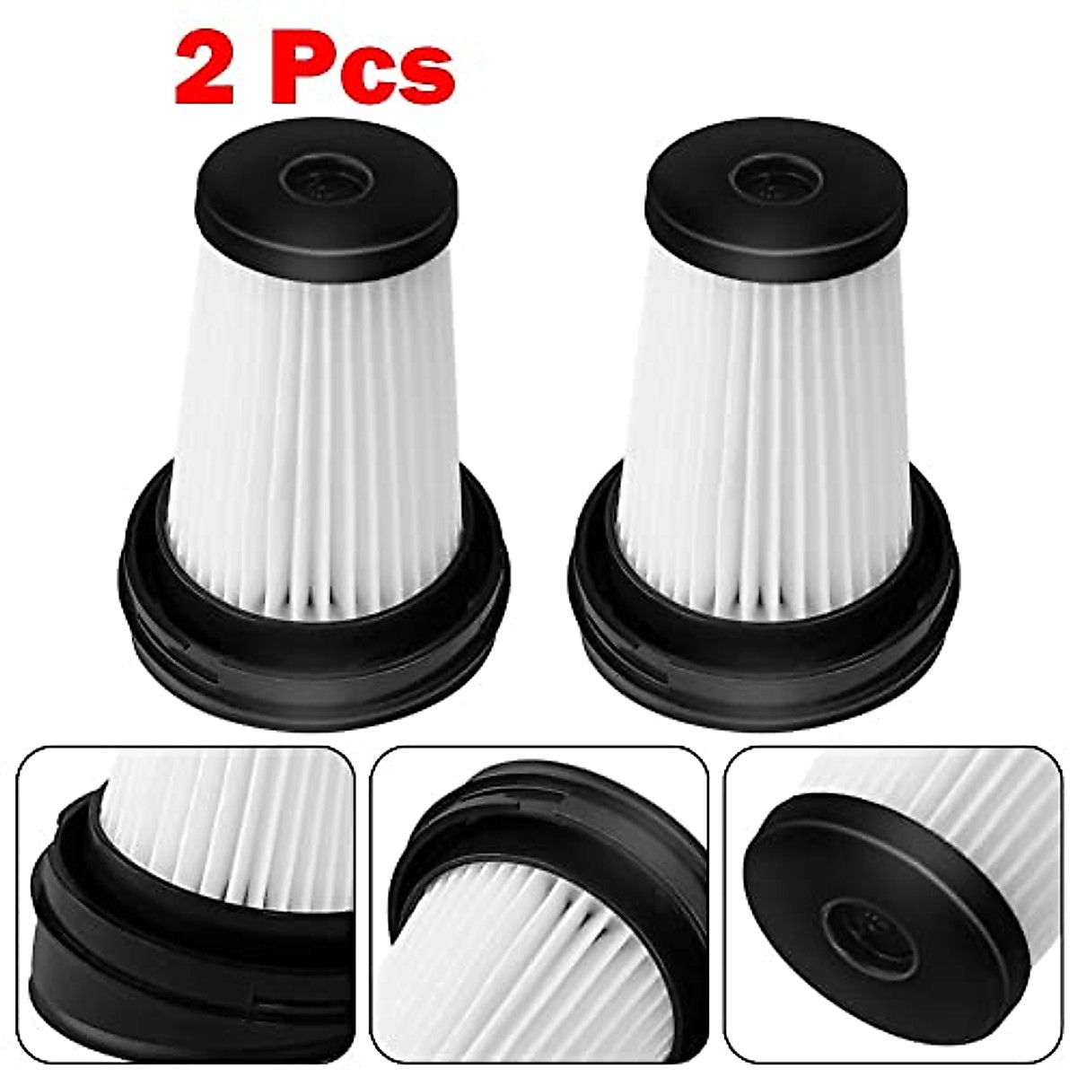 2 Pcs Filter , For Gorenje SVC144FBK SVC216FR Eureka Dexp Handheld Vacuum Cleaner Replacement Robot Sweeper Spare Part