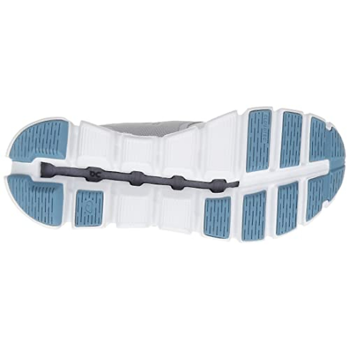 ON Women's Cloud 5 Push Sneakers, Glacier/Undyed White, 6