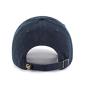 '47 NCAA California-Berkeley Golden Bears Brand Clean Up Adjustable Hat, Navy, One Size