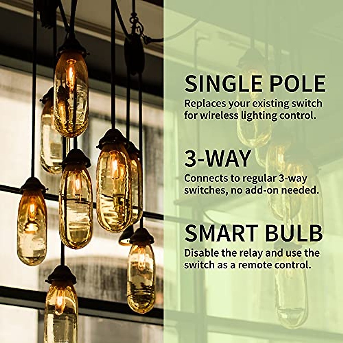 Zooz 700 Series Z-Wave Plus On/Off Switch ZEN71, White | Direct 3-Way (No Add-On Switch Needed) | Z-Wave Hub Required