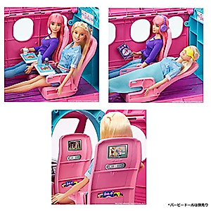 Barbie Airplane Playset, Dreamplane with 15+ Accessories Including Puppy, Snack Cart, Reclining Seats and More (Amazon Exclusive)