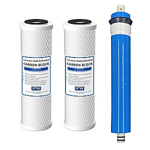 Compatible for GE FX12P FX12M Compatible Filter Combo Set for GXRM10RBL RO System by IPW Industries Inc
