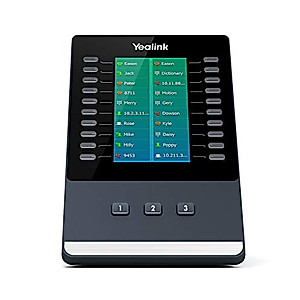 Yealink EXP50 Expansion Module - Global Teck Bundle with Microfiber Cloth - Compatible for Yealink IP Phones - T50 Series: SIP-T58V, SIP-T58A, SIP-T56A, SIP-T54S, SIP-T52S, SIP-T57W, SIP-T53