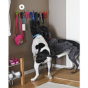 IKEA Set of 3 Dog Tail Hooks Hat Coat Key Wall Mounted Hanger (Red)