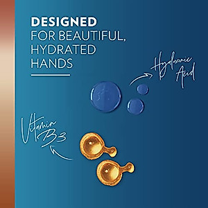 Vaseline Intensive Care Hand Crème Moisturizer for Dry Hands Hydra Replenish Made with hyaluronic acid, vitamin B3, and cocoa butter 3.4 oz 6 Count