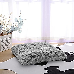 Lascpt Seat Cushion Chair Pads, Super Soft Thick Chair Cushions for Dining Room, Comfortable Plush Floor Cushions for Patio Sofa Chair Cover, Square 20x20 Inches Home Decor Chair Seat Pad, Grey