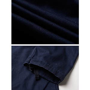 AKARMY Men's Casual Cargo Pants Military Army Camo Pants Combat Work Pants with 8 Pockets Royal Blue 42