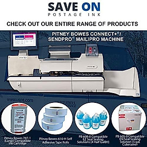 Save On Postage Ink Compatible PB 793-5 Postage Meter Ink - Compatible with SendPro C, & SendPro+ and DM Series Mailing System (35 ML)