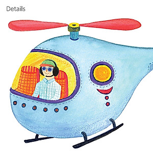 DECOWALL DW-1405 The Transports Kids Wall Stickers Wall Decals Peel and Stick Removable Wall Stickers for Kids Nursery Bedroom Living Room d?cor