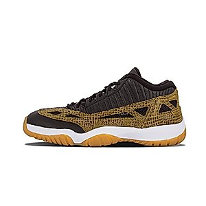 Nike Men's Air Jordan 11 Retro Low Black/Yellow/Red/Green 306008-013 (Size: 9)
