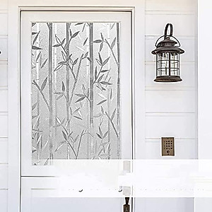 YUTR Window Film Glass Decor Films Frosted Privacy Covering Door Cling Removable Decal Stickers for Home (Color : As Shown, Size : 90x300 cm)