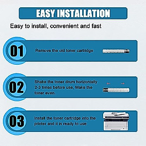 RIOMAN TN326 Toner Cartridge Compatible with Chip Replacement for Konica Minolta High Yield Compatible for Konica Minolta Bizhub 308e 368e Toner Printers