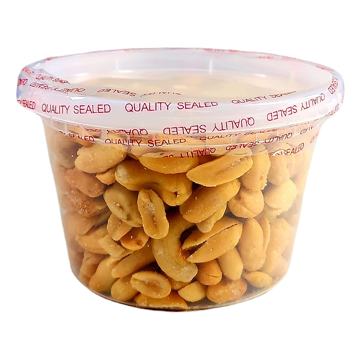 Clear w/Red Safety Print Thermal Heat Seal Shrink Bands - Fits Plastic Soup/Deli Containers (Pack of 1000)