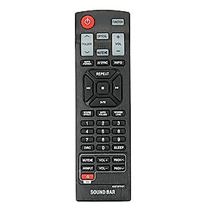 New AKB73575421 Replaced Remote fit for LG Soundbar NB4530B NB3532A NB3530A NB3531A NB3520A2 NB3520ANB NB3530ANB NB4532B NB4530B NB4530A NB4540 NB4542 NB4543 NB5540A NBN36