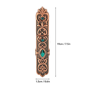 Vintage Design Sewing Needle Case with Zinc Alloy Needle Holder, Prevent Loss, Embroidery and Craft Art Work (Rose Gold)