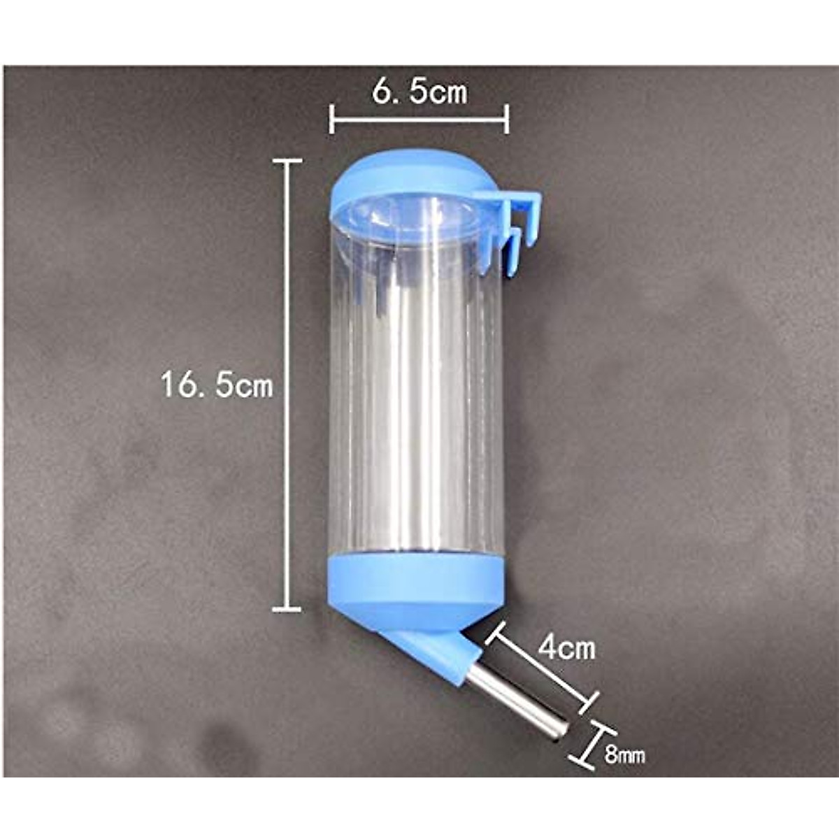 LAPXSNZD 2Pcs 16Oz No Drip Small Animal Water Bottle,Bpa Free Best Water Bottle for Small Pet/Bunny/Ferret/Hamster/Rabbit(Colors are Random)