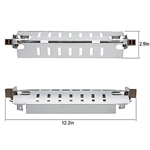 Siwdoy 2 PC WR51X10055 Defrost Heater, 2 PC WR55X10025 Temperature Sensor and 2 PC WR50X10068 Defrost Thermostat Compatible with GE Hotpoint Replaces WR51X10030 AP3183311