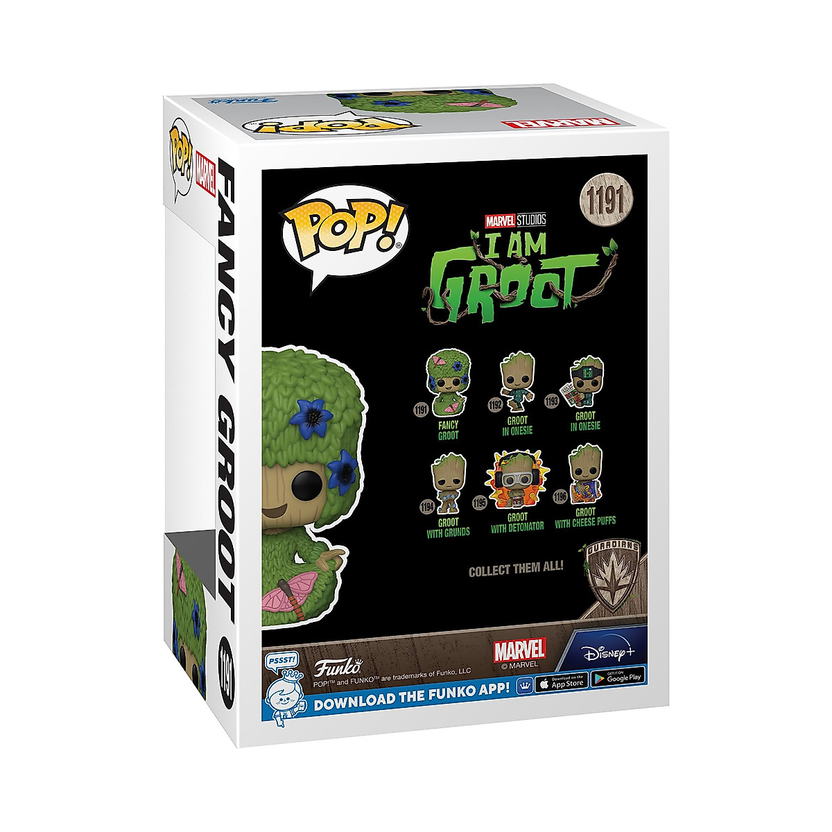 Funko Pop! Marvel: I Am Groot, Fancy Groot