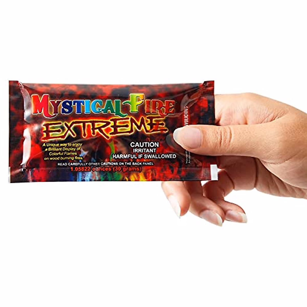 Mystical Fire Extreme Color Changing Flames for Wood Burning Fire Pits, Campfires (50 Packets)