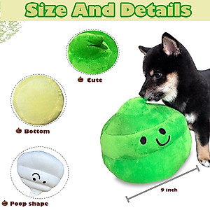 Yoholto Poop Plush Pillow, Poop Stuffed Pillow, Birthday Christmas Funny Gift Home Decoration for Girls Boys Kids Adults (Brown,9 inch)