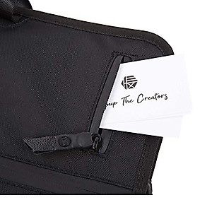 HEX X Jim LEE 12.5"x18.25" Water Resistant Artist Portfolio Case Black with Shoulder Strap