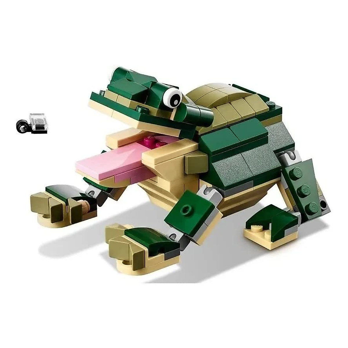 LEGO Creator 3-in-1 Crocodile 31121 Building Toy Featuring Wild Animal Toys (454 Pieces)