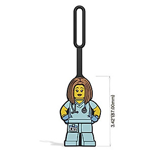 LEGO Nurse Keychain Light and Silicone Bag Tag Bundle