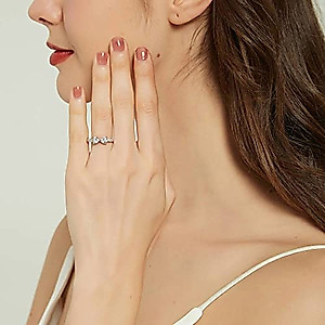 BERRICLE Sterling Silver Bow Tie Cubic Zirconia CZ Heart Fashion Ring for Women, Rhodium Plated Size 7