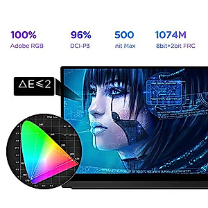 YIXIN2013SHOP Portable Monitor USB-C Portable Monitor 15.6'' 1080P HDR FHD IPS Touchable Computer Display with Storage Bag for Xbox PS4 Switch Laptop PC Phone Gaming Monitor (Color : Touch Screen)