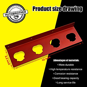 Huthbrother 2-Pack Battery Holder W/Screws for Milwaukee M12, 12V Battery Holder Milwaukee, Wall Mount for Milwaukee 12V Batteries