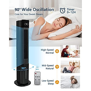 Evaporative Air Cooler, 3-IN-1 Multifunctional Air Cooler Fan, Air Cooler for Room, 4 Modes, 12H Timer, 90° Oscillation, 1.3 Gal Water Tank, Remote Control, 4 Ice Packs, 42" for Room Home Office