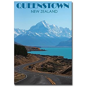 Queenstown, New Zealand Travel Fridge Magnet Size 2.5" x 3.5"