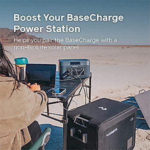 BioLite, Solar MC4 to HPP Adapter Cord, 15” for Solar Compatibility, Works with BaseCharge Power Stations