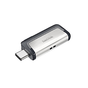 SanDisk Ultra 16GB Dual Drive USB Type-C (Five Pack) Works with Smartphones, Tablets, and Computers (SDDDC2-016G-G46) Bundle with (2) Everything But Stromboli Lanyard